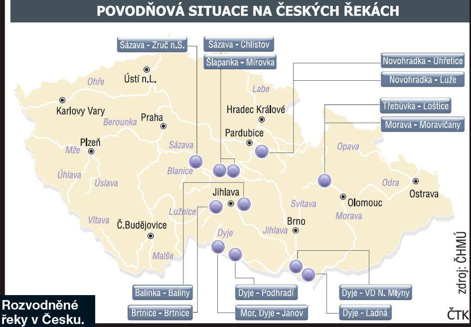 Povodně jsou tady! Meteorologové varují: Připravte se! | Ahaonline.cz